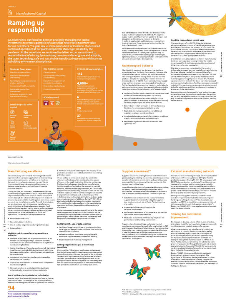 Manufactured Capital | PDF