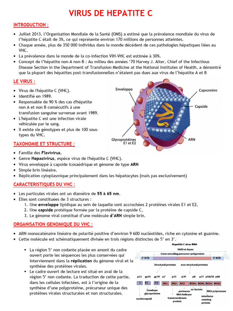 Virus de Hepatite C | PDF