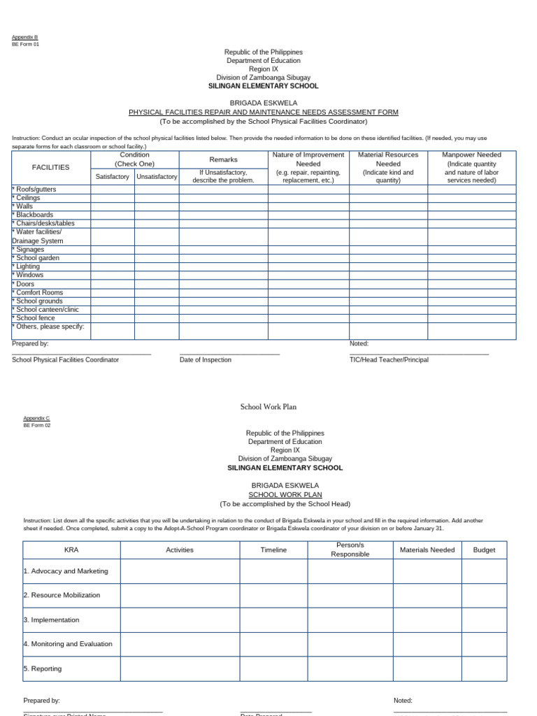 Brigada Forms 2 | PDF
