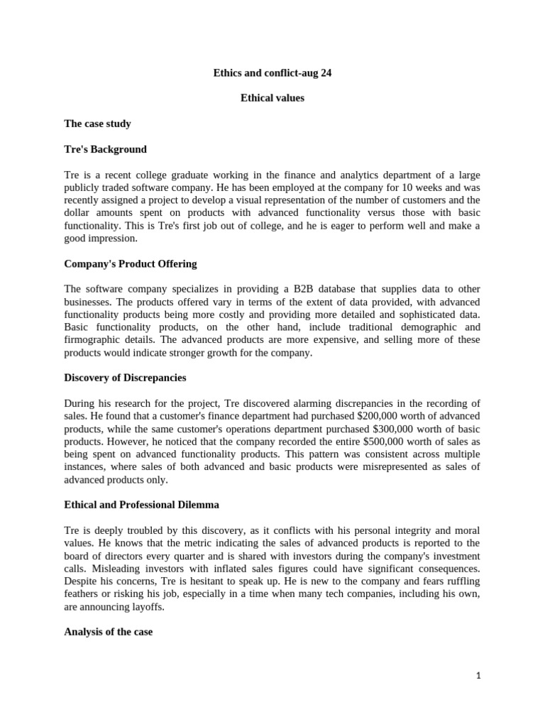 ethical values | PDF