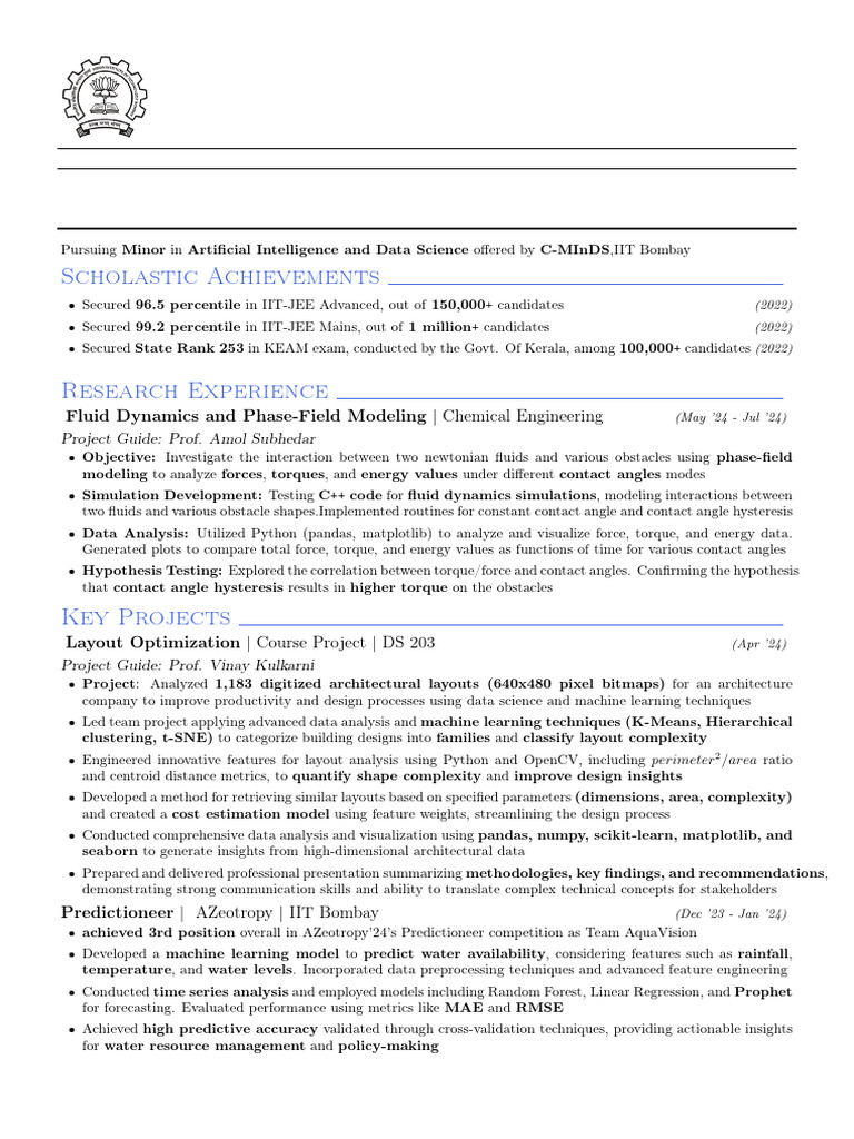 Scholastic Achievements | PDF