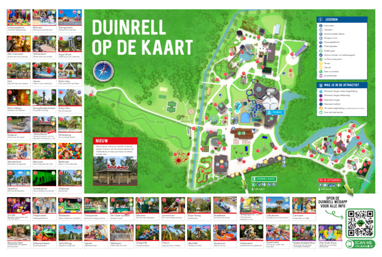 Duinrell Attractiepark Plattegrond 2024 PDF | PDF
