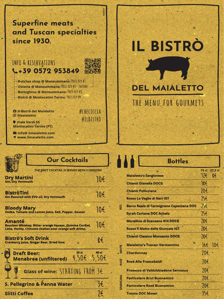 Menu Bistro-Eng | PDF