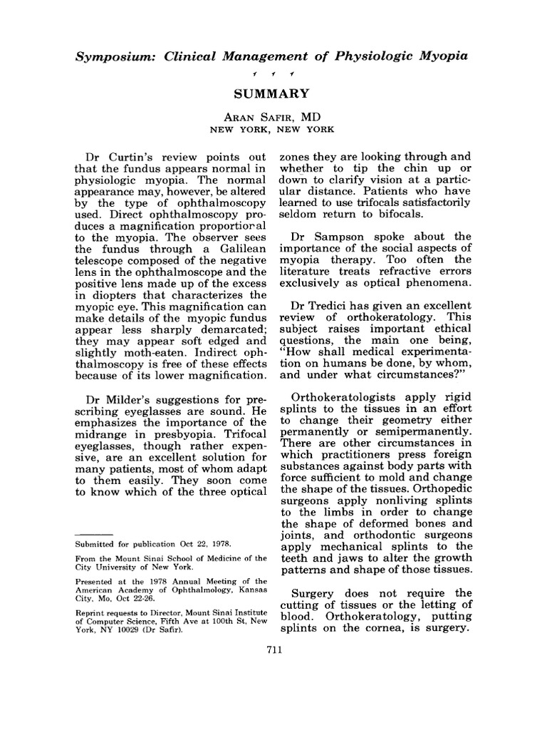 Summary Ophtha | PDF