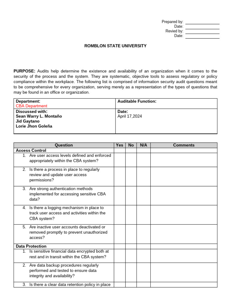 Sekurity Audit 1 Pdf