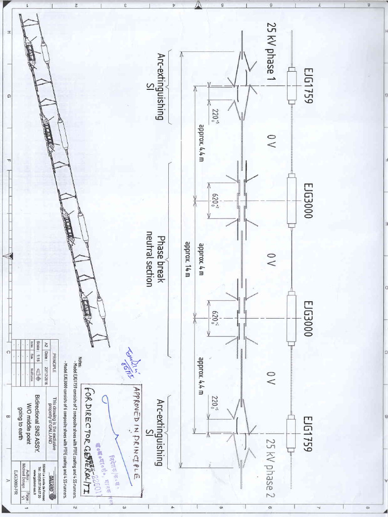Approved Drawing Galland Ptfe Neutral Section | PDF