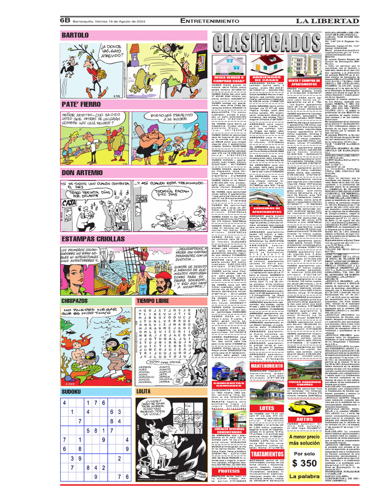 6B-16 Agosto 2024 | PDF | Coche