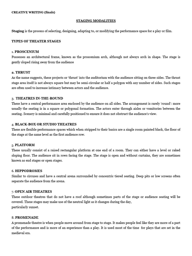 Creative Writing Finals | PDF