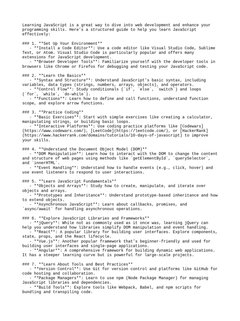 Learn CS | PDF | Java Script | Computers Learn CS | PDF | Java Script | Computers