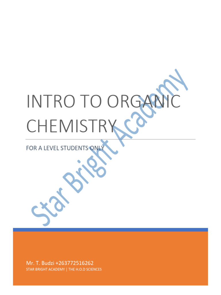 Intro To Organic Chemistry | PDF