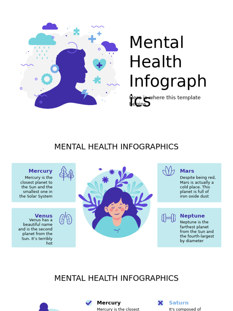 Mental Health Infographics by Slidesgo | PDF