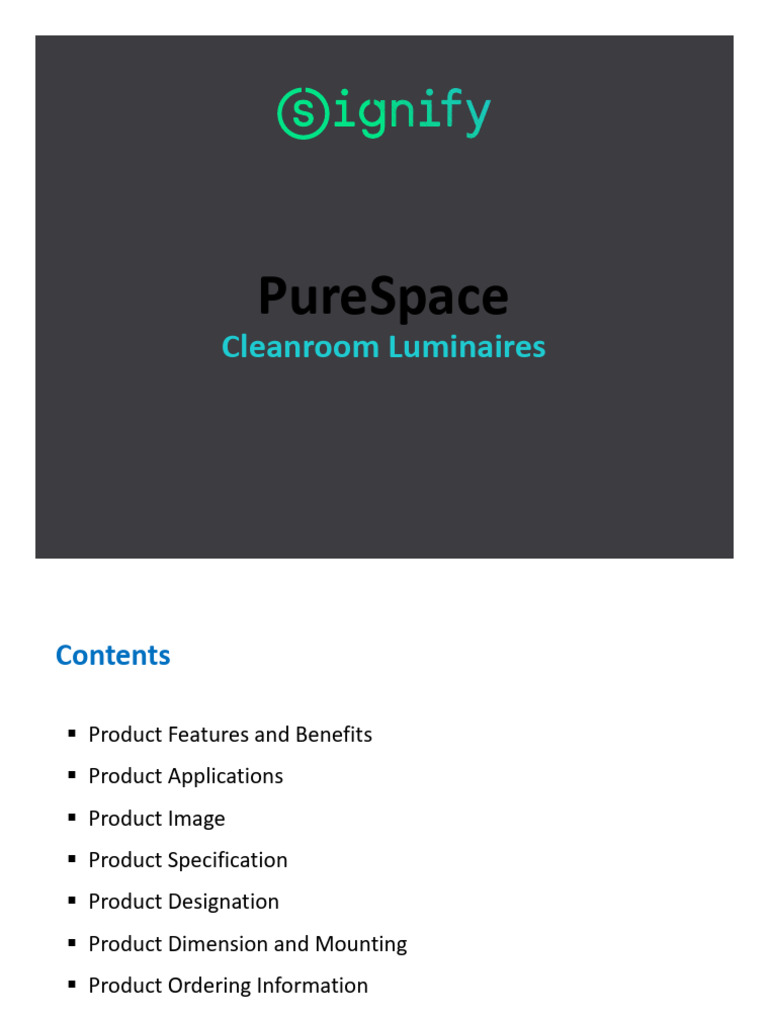 CR652 Pure Space | PDF