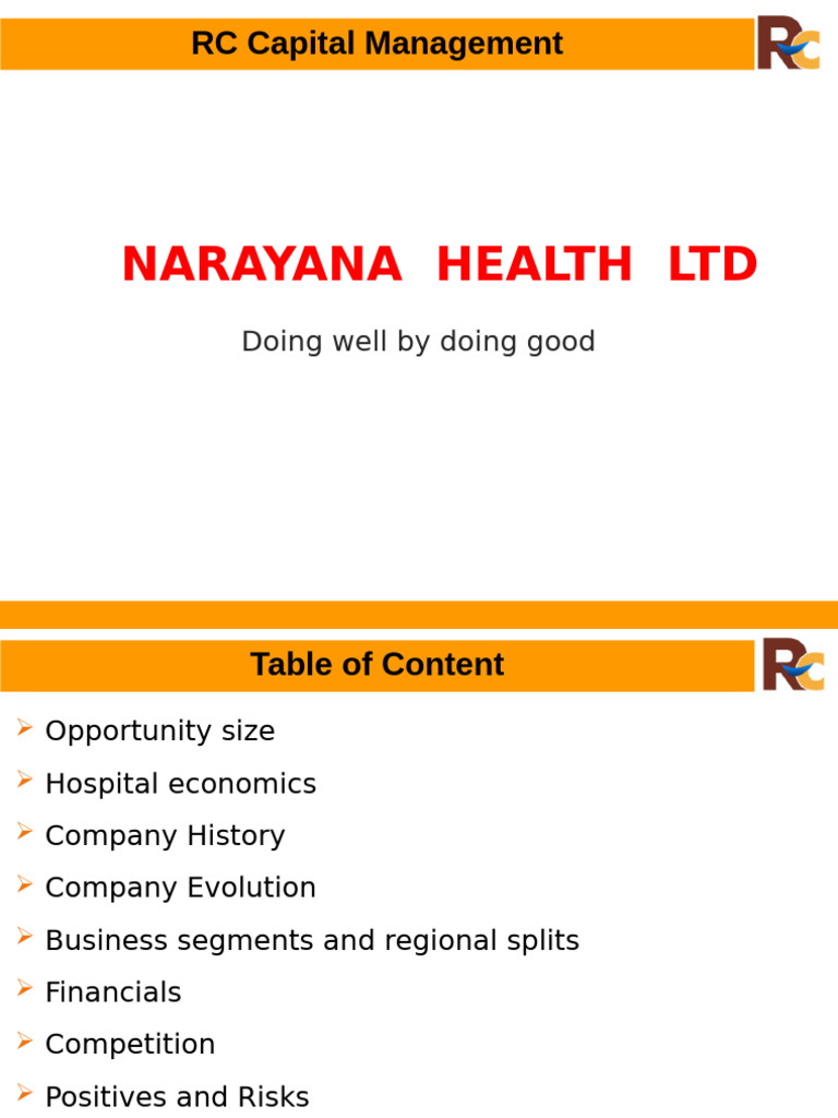 Narayana Healthcare | PDF