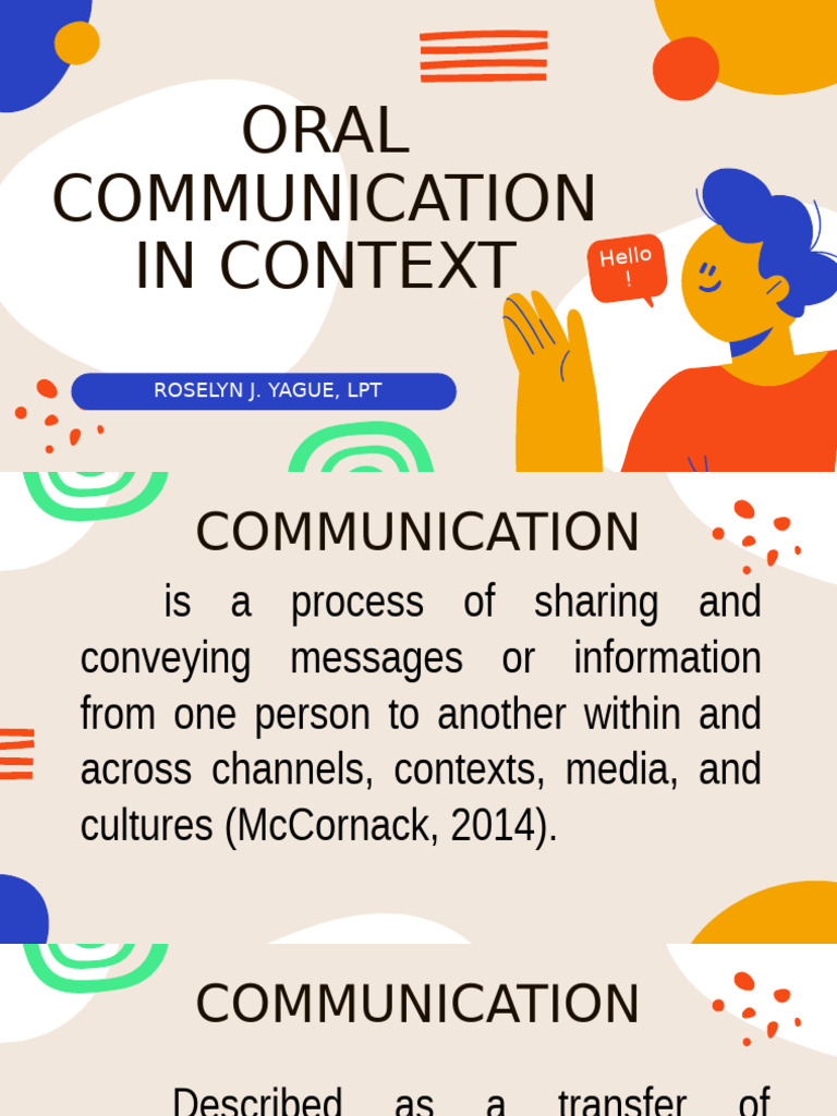 2 Oral Communication | PDF