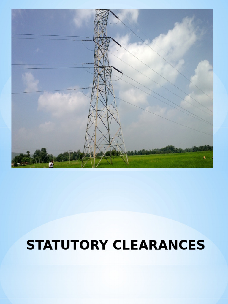 Statutory Clearances | PDF