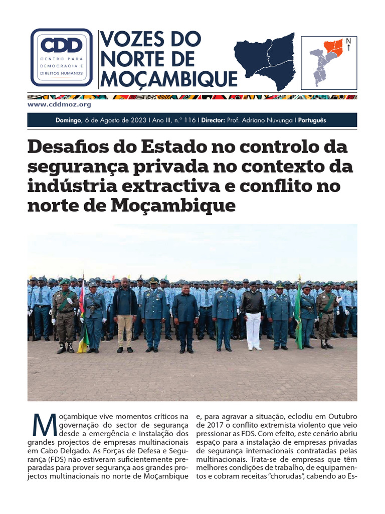 Desafios Do Estado No Controlo Da Seguranca Privada No Contexto Da ...