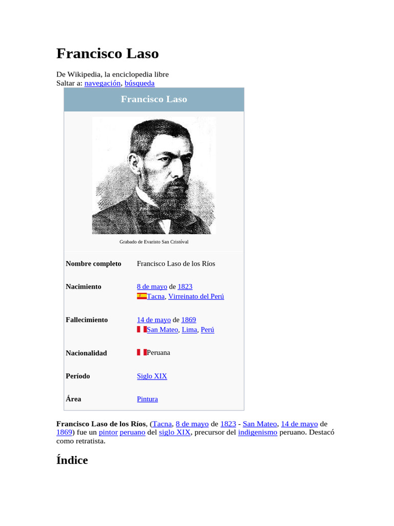 Francisco Laso | PDF