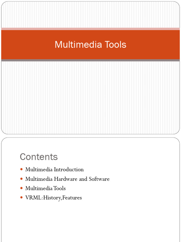 MMT-Multimedia Tools BCA V Sem | PDF