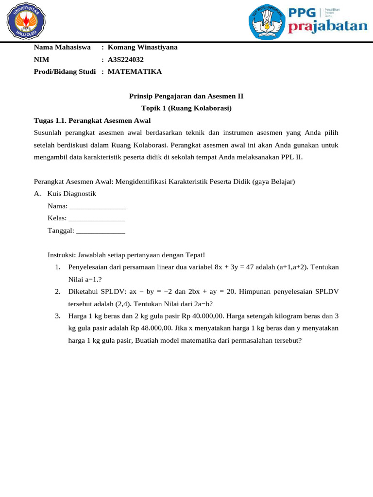 T1-3-b Ruang Kolaborasi - Tugas 1.1. Perangkat Asesmen Awal-PPAE2-Komang Winastiyana(A3S224032 ...