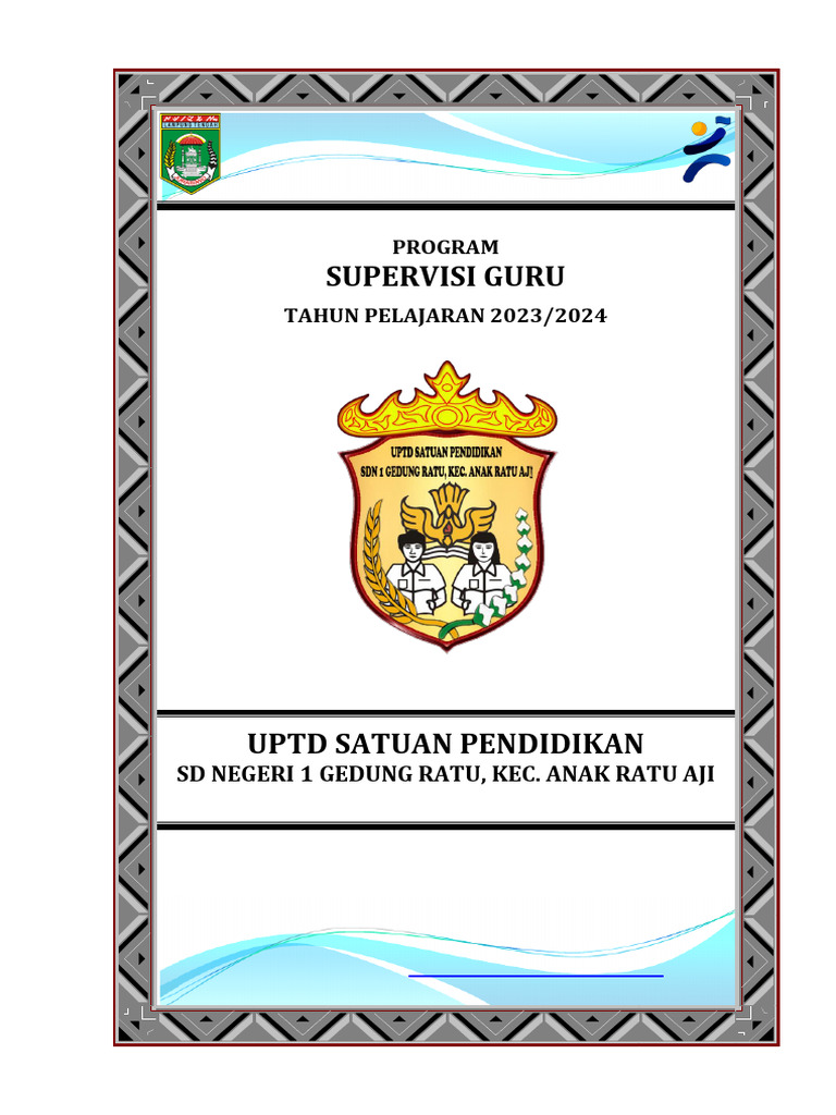 Program Supervisi T.P 2023.2024 | PDF
