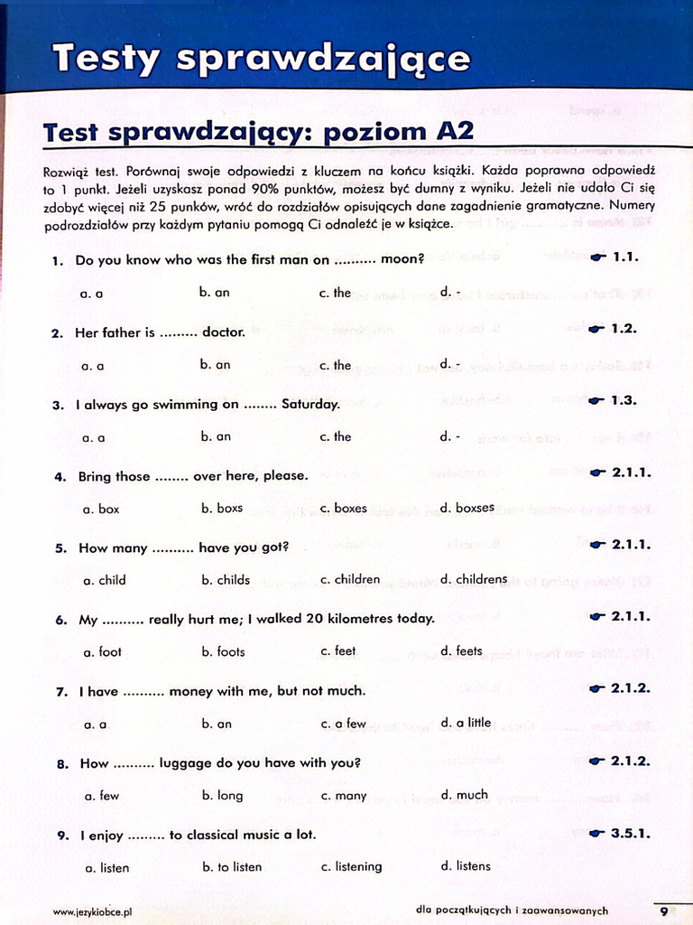 Test A2 | PDF