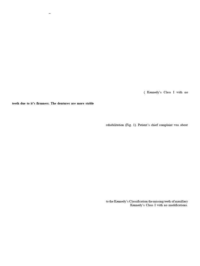 Replacing Maxillary Posterior Teeth by Cast Partial Denture and ...