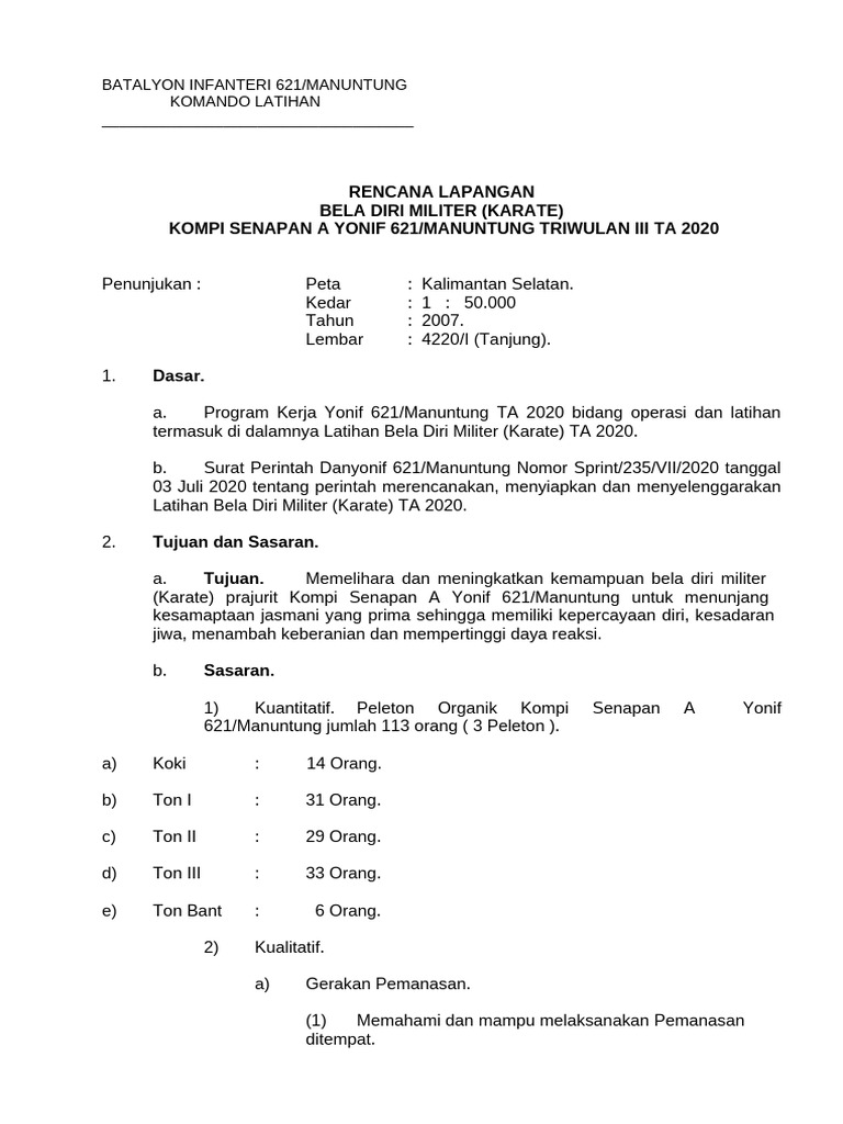 Renlap BDM Karate TW Iii Ki A 2020 | PDF