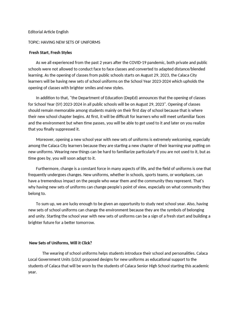 Editorial Articles E-WPS Office | PDF