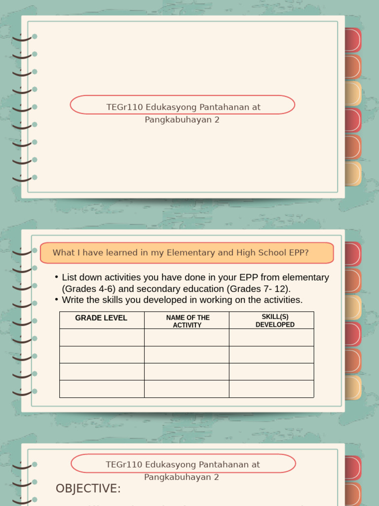 Epp 2 Reporting | PDF