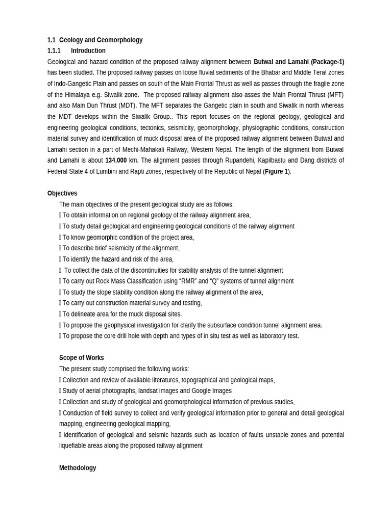 Geology and Geomorphology-1 | PDF