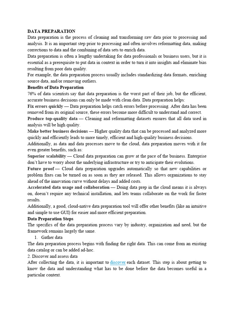 Data Cleaning Dump | PDF