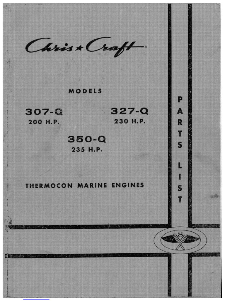 Chris Craft 307Q | PDF