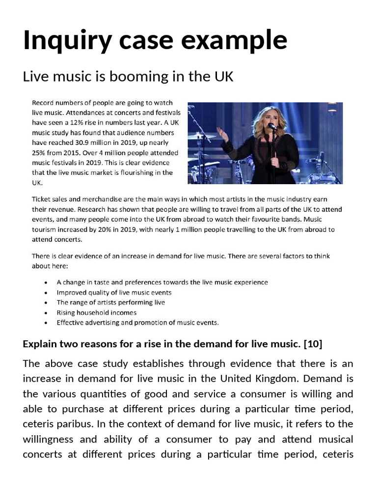 Demand - Case Study | PDF