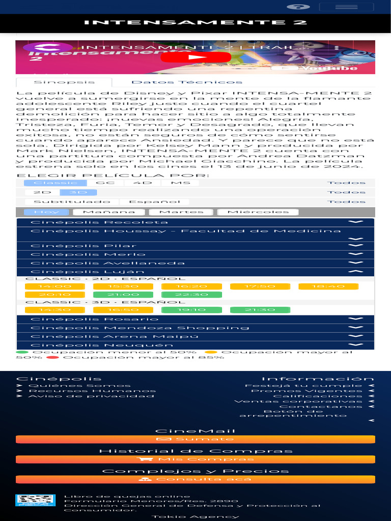 Intensamente 2 - Cinépolis | PDF