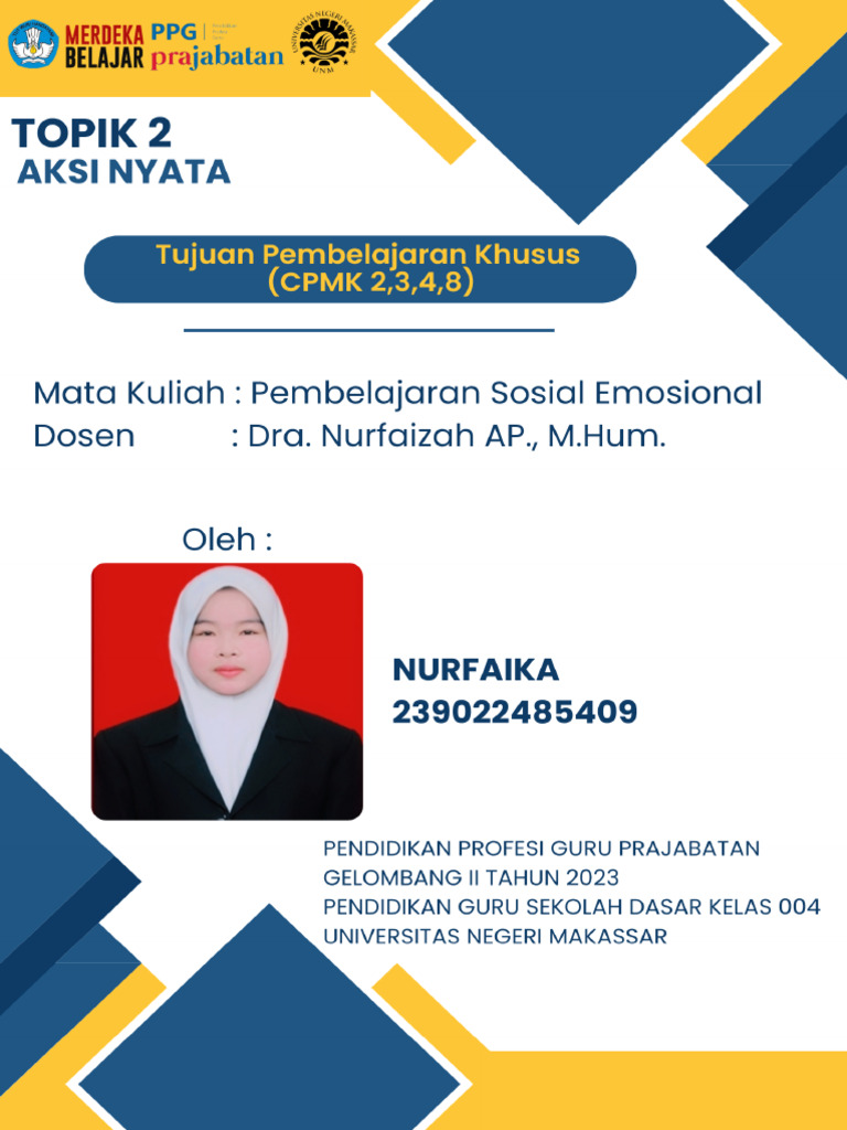 TP2 - Aksi Nyata - Pse - Nurfaika | PDF