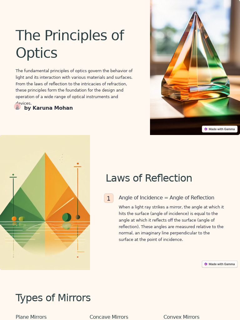 The Principles of Optics | PDF