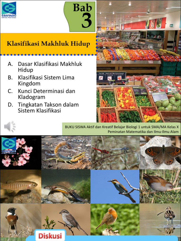 Bab 3 Klasifikasi Makhluk Hidup | PDF