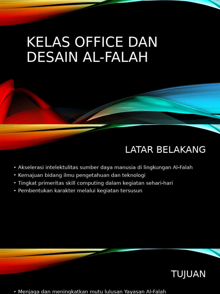 Kelas Office Dan Desain Al-Falah | PDF