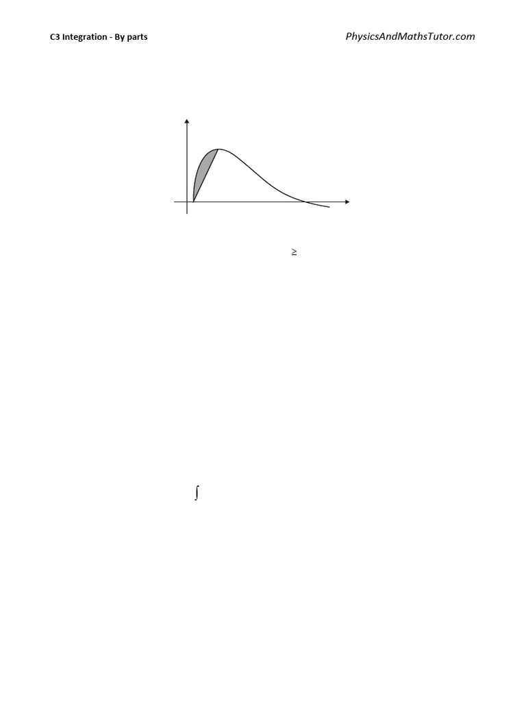 C3 Integration - by Parts | PDF