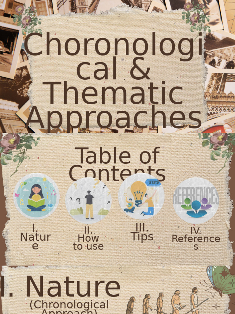 Chronological and Thematical Approaches | PDF