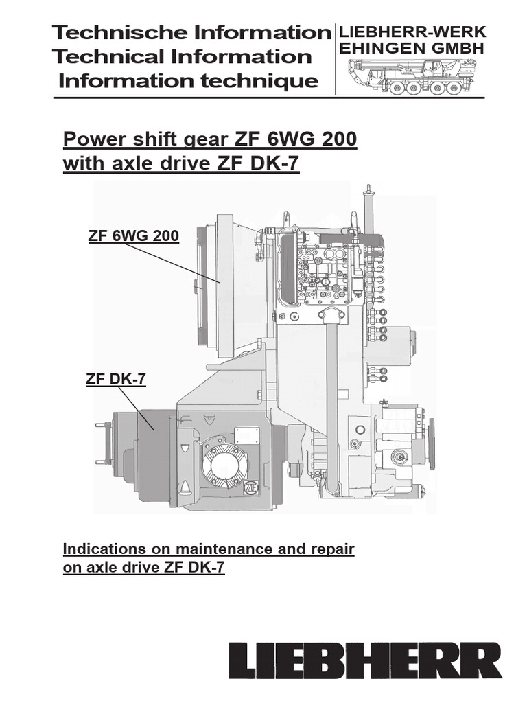 Achsantrieb ZF-DK-7 - EN | PDF