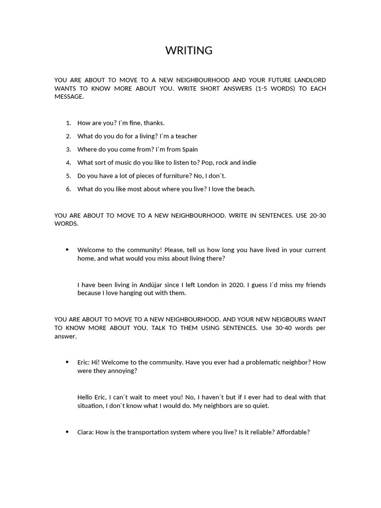 WRITING | PDF