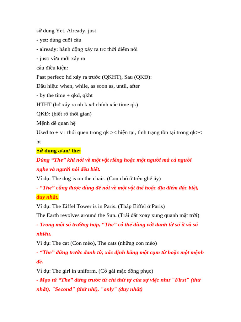 S D NG A/an/ The | PDF