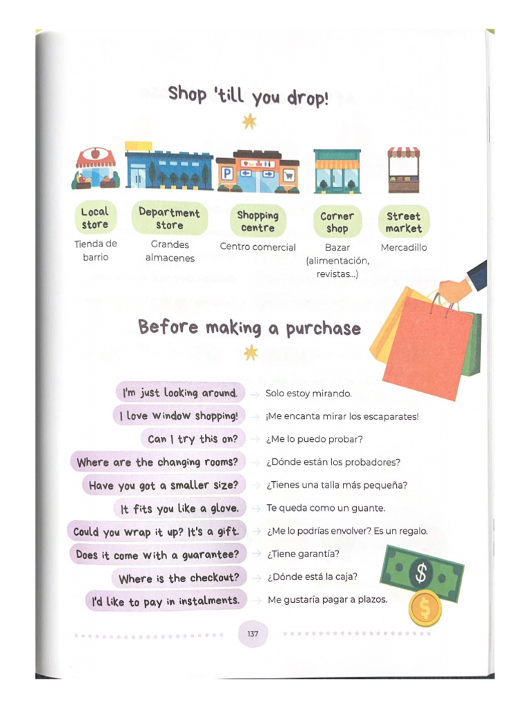 Shopping Vocabulary | PDF