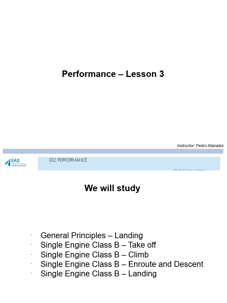 Performance - Lesson 3 | PDF