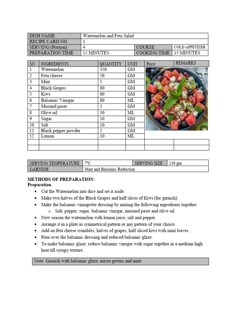 State Banquet Menu | PDF