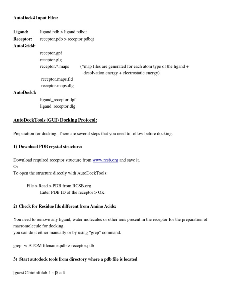 autodock_protocol | PDF