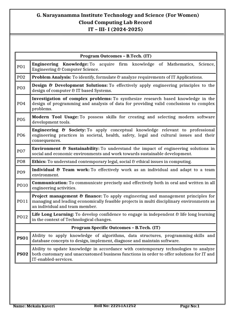 CC Week-1 1252 | PDF
