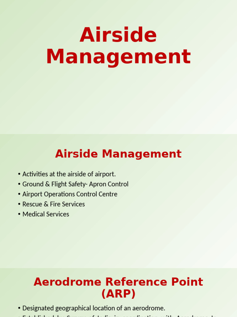 02 - Airside Management | PDF