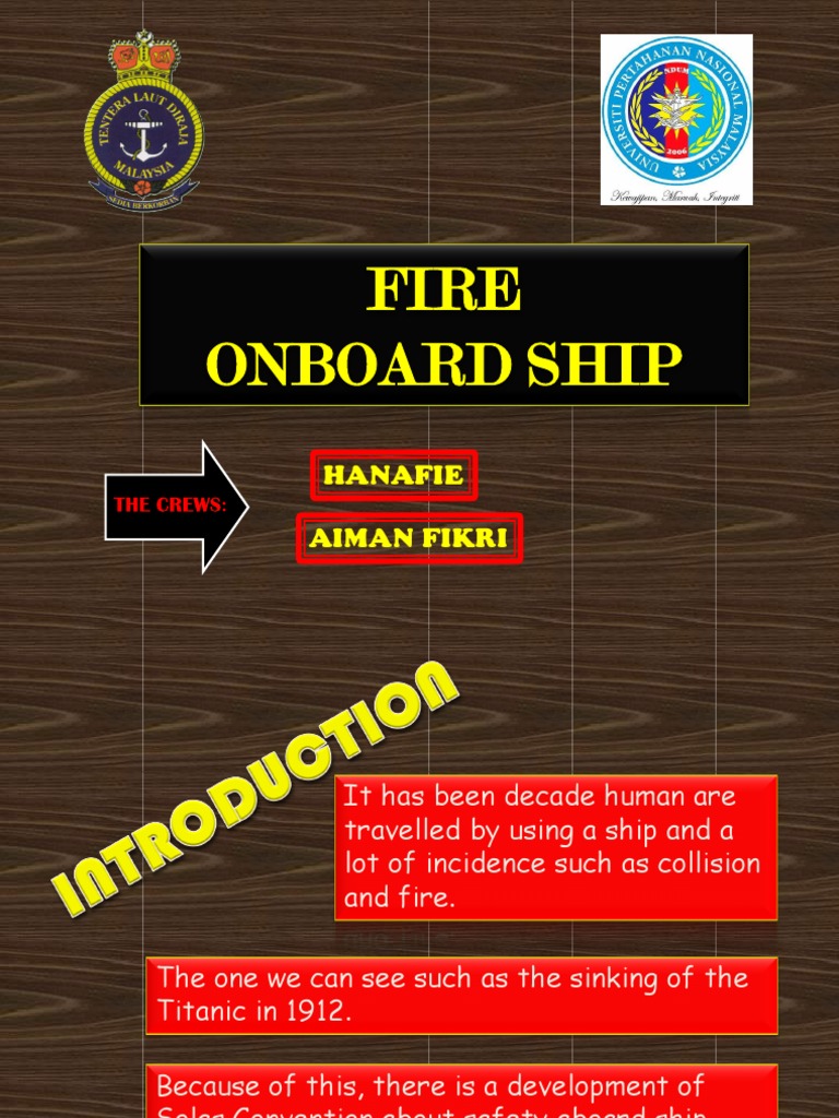 Fire Safety Guidelines for Ships | PDF | Ships | Firefighter